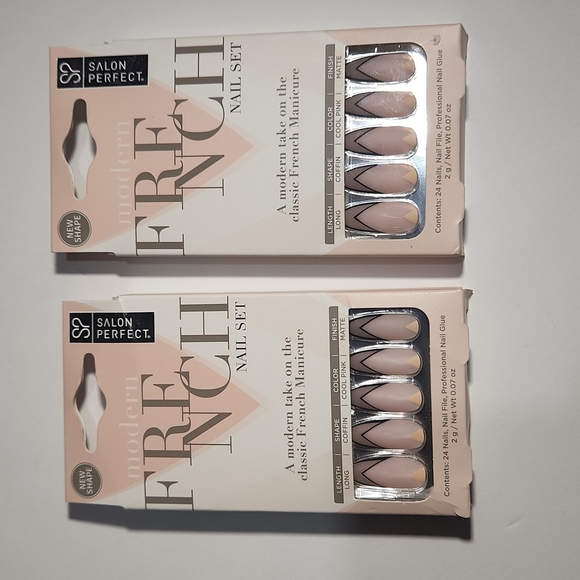 Salon Perfect | Bath & Body | Salon Perfect French Nail Black Lace Nail ...